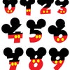 Mickey Mouse Font & Numbers - Etsy Canada