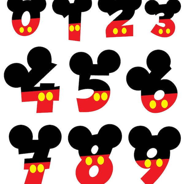 Mickey Mouse Friends - Etsy