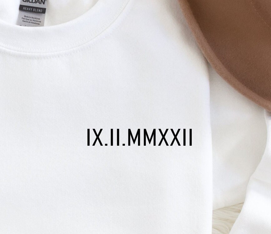 Roman Numerals Gift Roman Numerals Wedding Gift Bride - Etsy