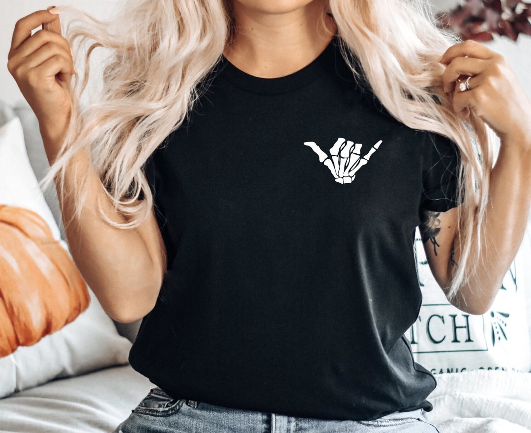 Hang Loose Skeleton Hand Shirt, Hang Loose, Skeleton Hand Shirt ...