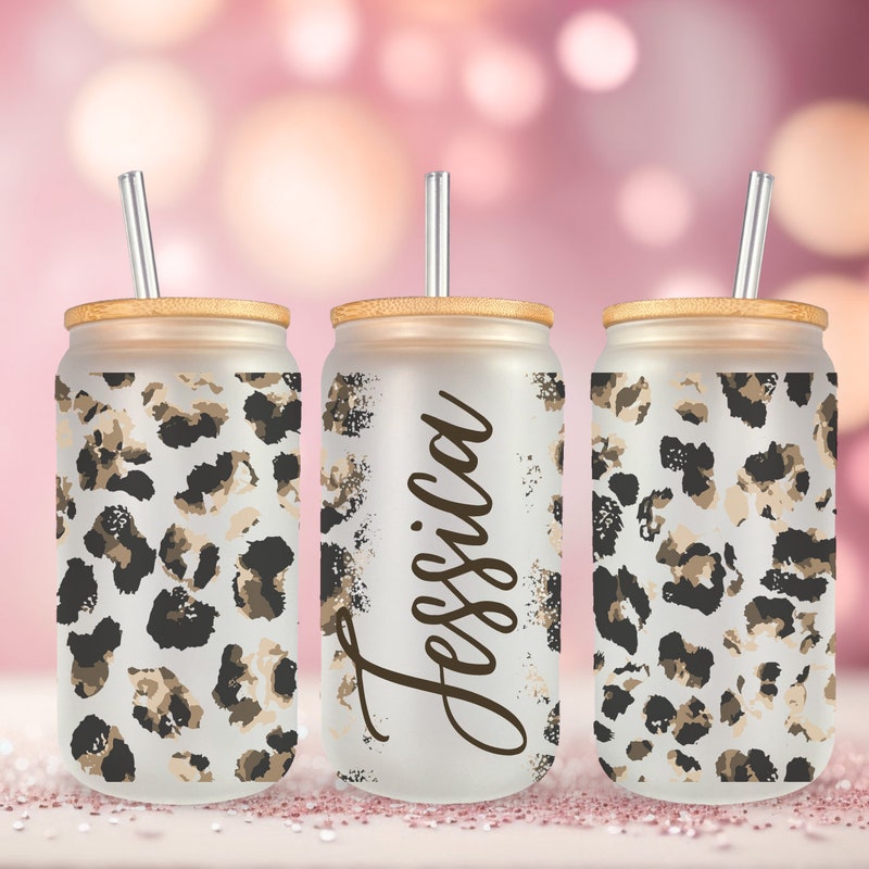 Leopard Print Tumbler - Etsy