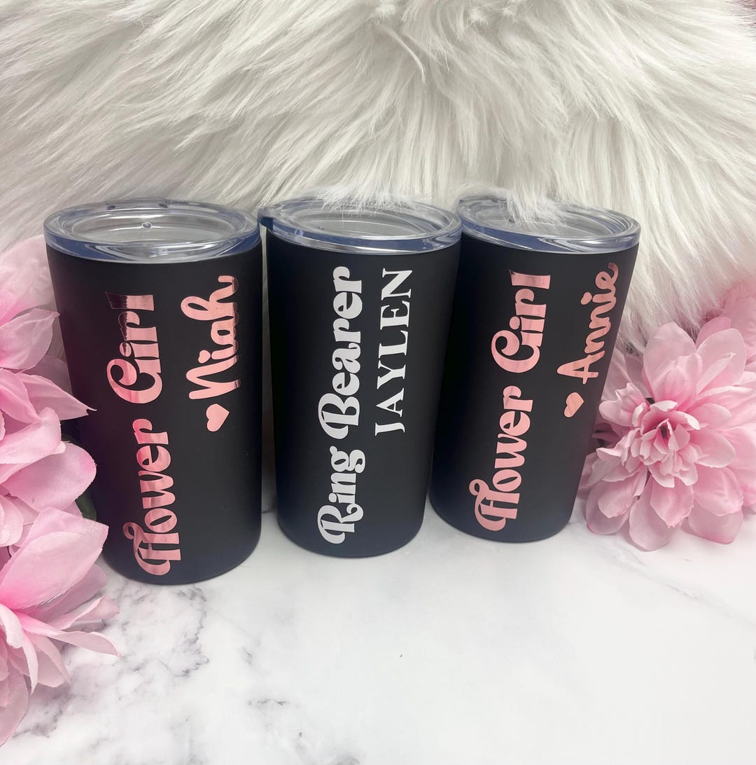 Flower Girl Proposal Gifts, Ring Bearer Gift, Flower Girl Tumbler With ...