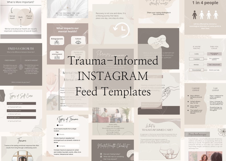 40 Trauma-informed Instagram Templates - Etsy