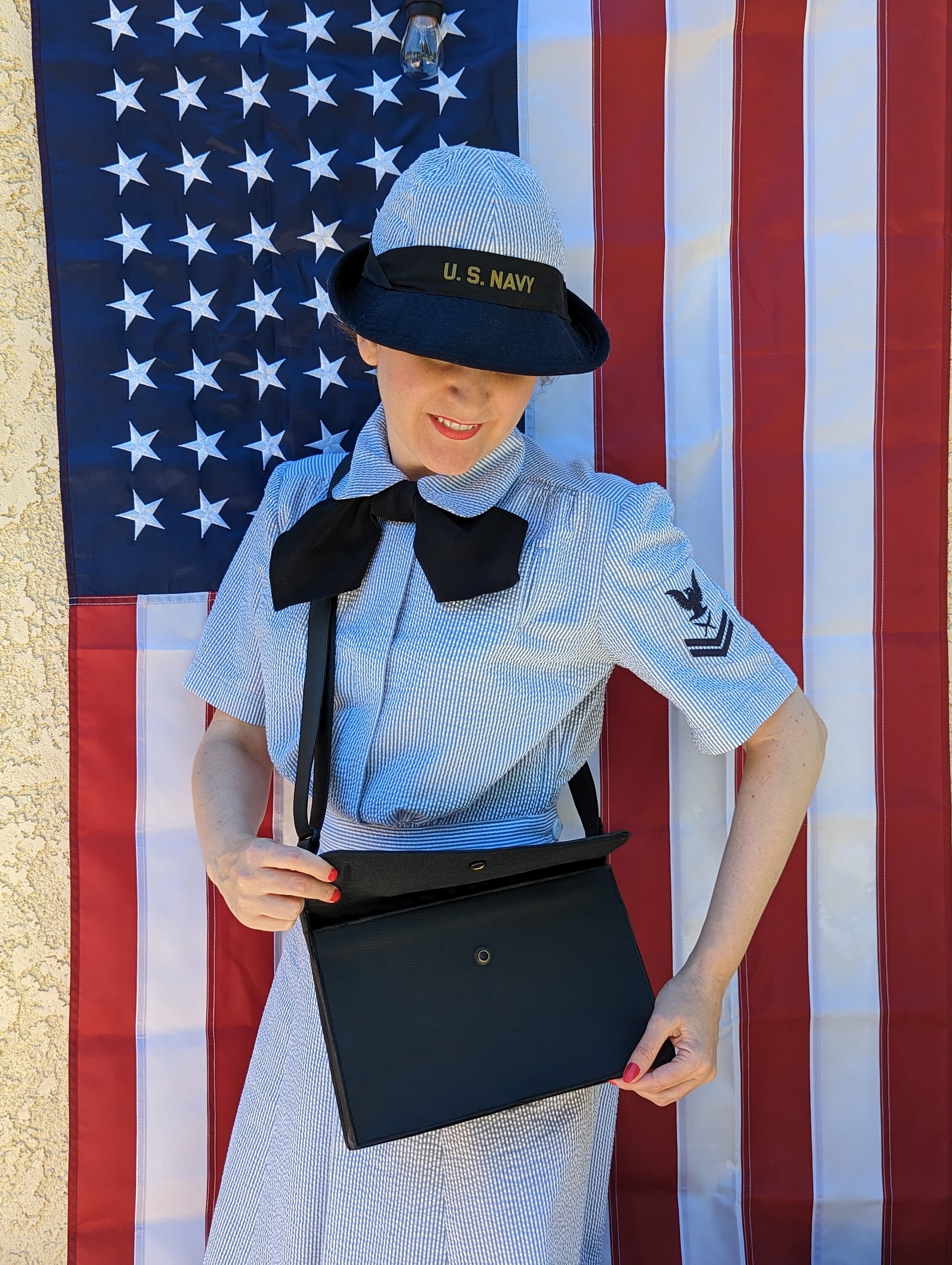 Printable Sewing Pattern – Navy WAVES Handbag - World War II Era (1940 ...