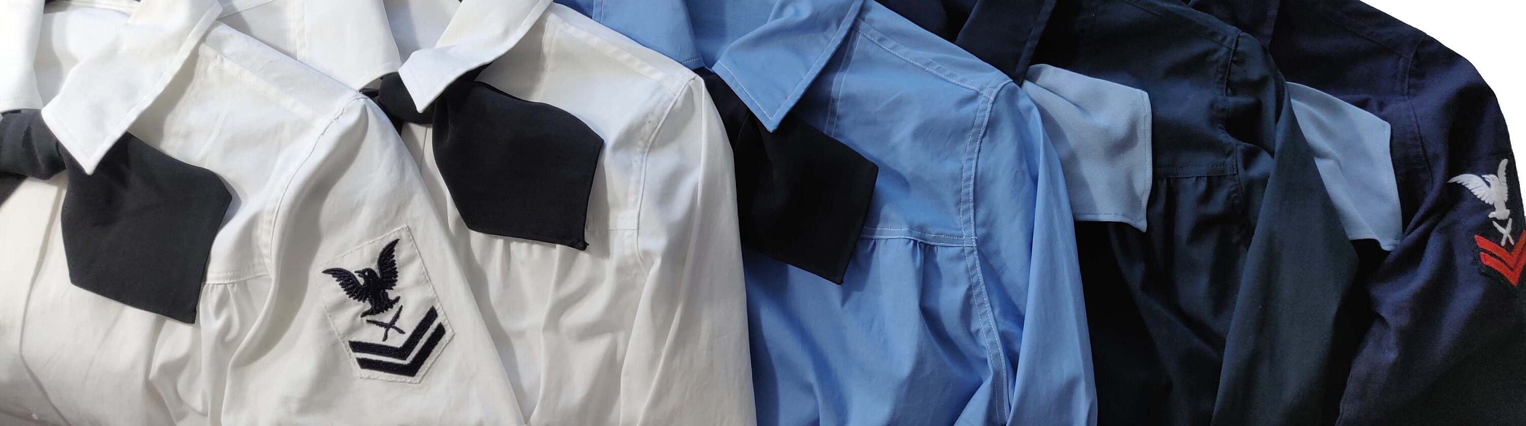 Printable Sewing Pattern – Navy WAVES & SPARS Button-up Shirt – Short ...