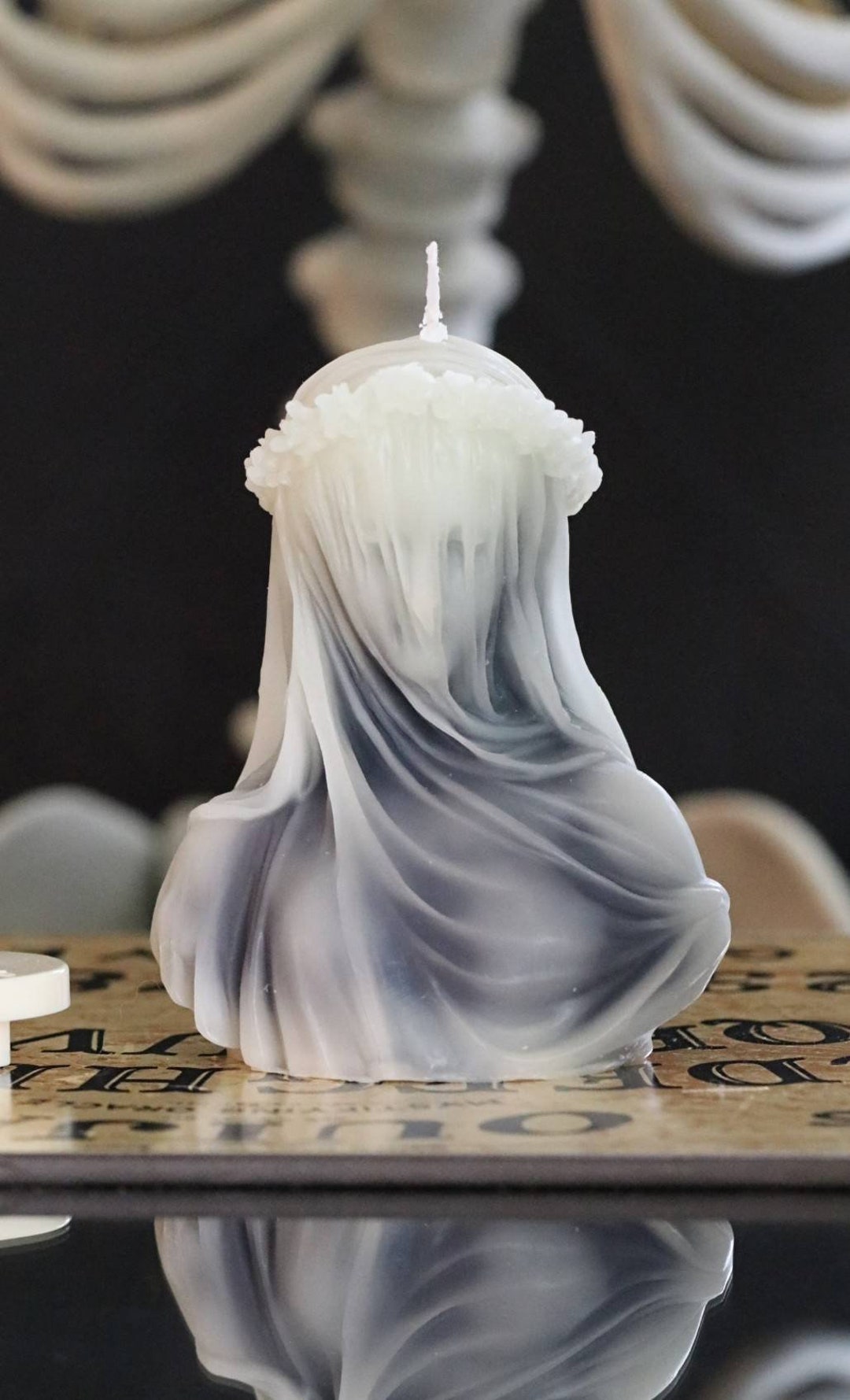 The Veiled Lady Candle - Etsy