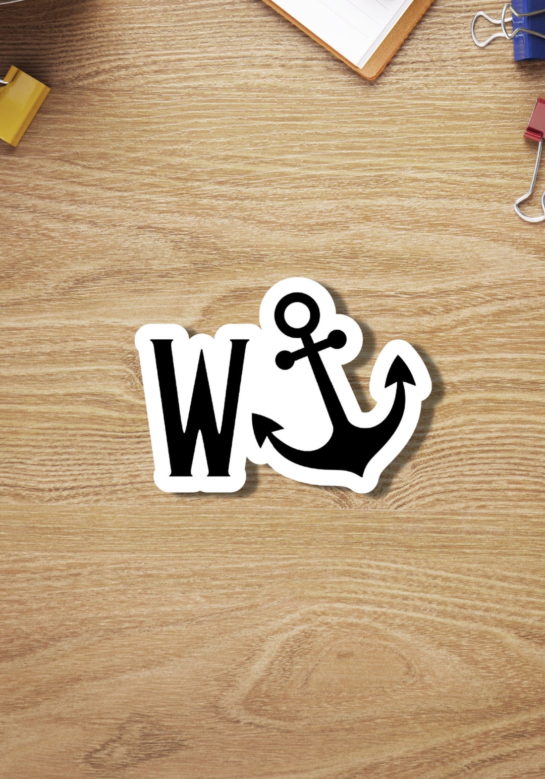Funny Wanker Sticker, W-anchor Sticker, Pun Sticker, Snarky Sticker ...