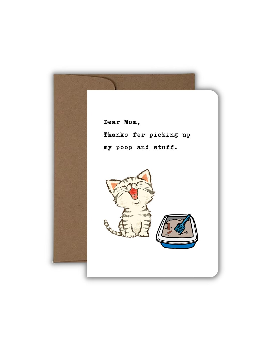 Thanks for Picking up My Poop, Funny Pet Mother's Day Card, Dog Mother ...