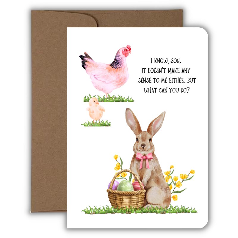 Funny Easter Card - Etsy