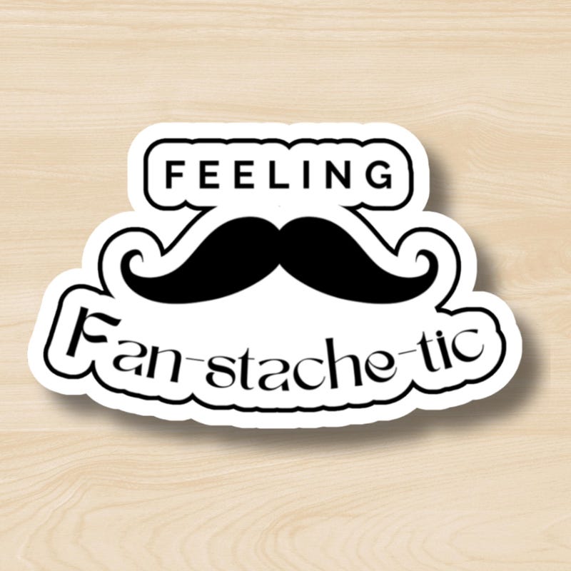 Mustache Stickers - Etsy