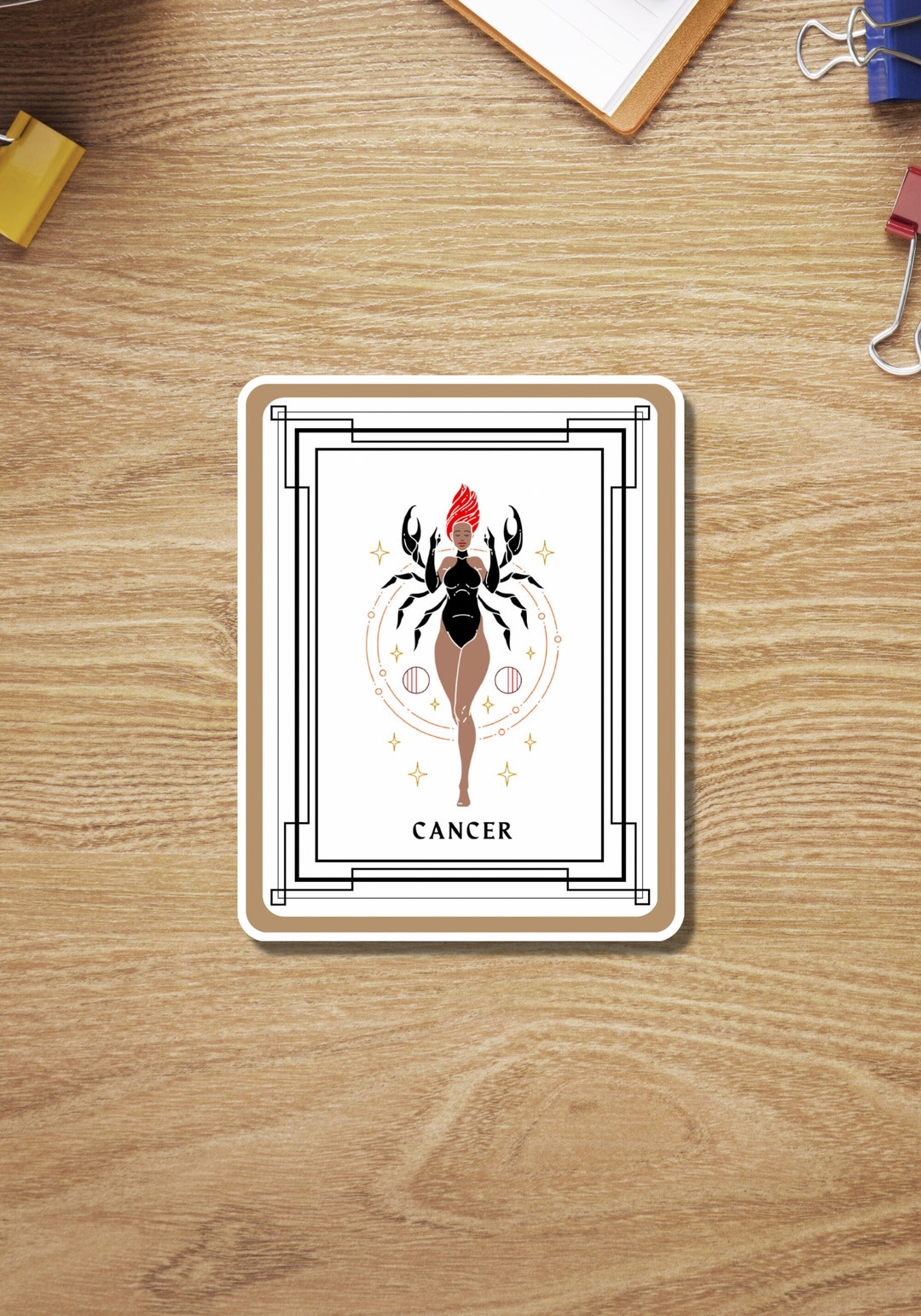 Cancer Sticker, Zodiac Sign Sticker, Horoscope, Cancer Gift, Cancer ...