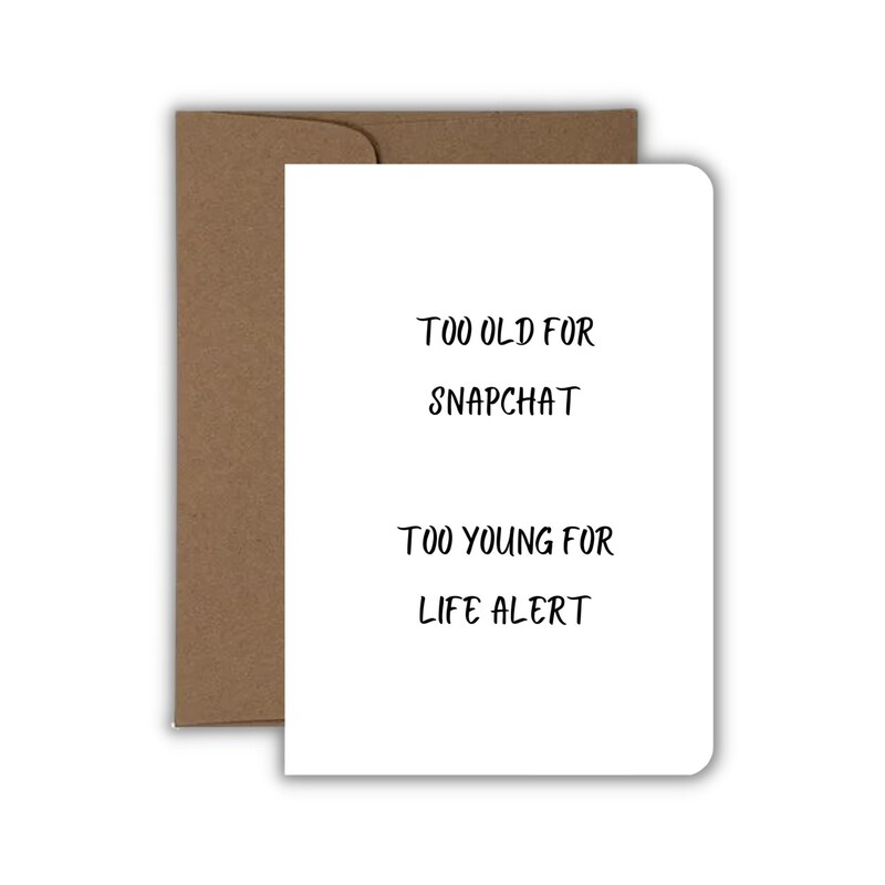 Old Age Card - Etsy