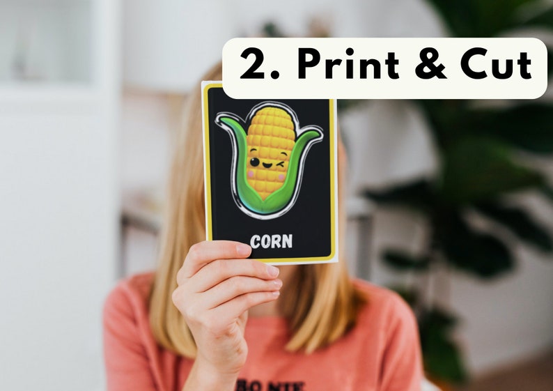 Hey Bear SVG & PDF Baby Sensory Flash Cards with Funky Veggies - Etsy ...