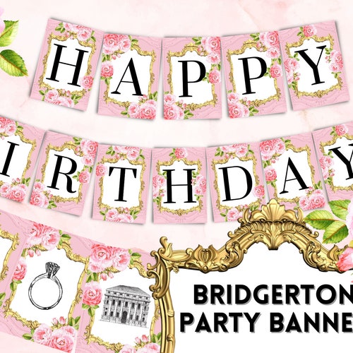 Bridgerton Party Signs - Etsy