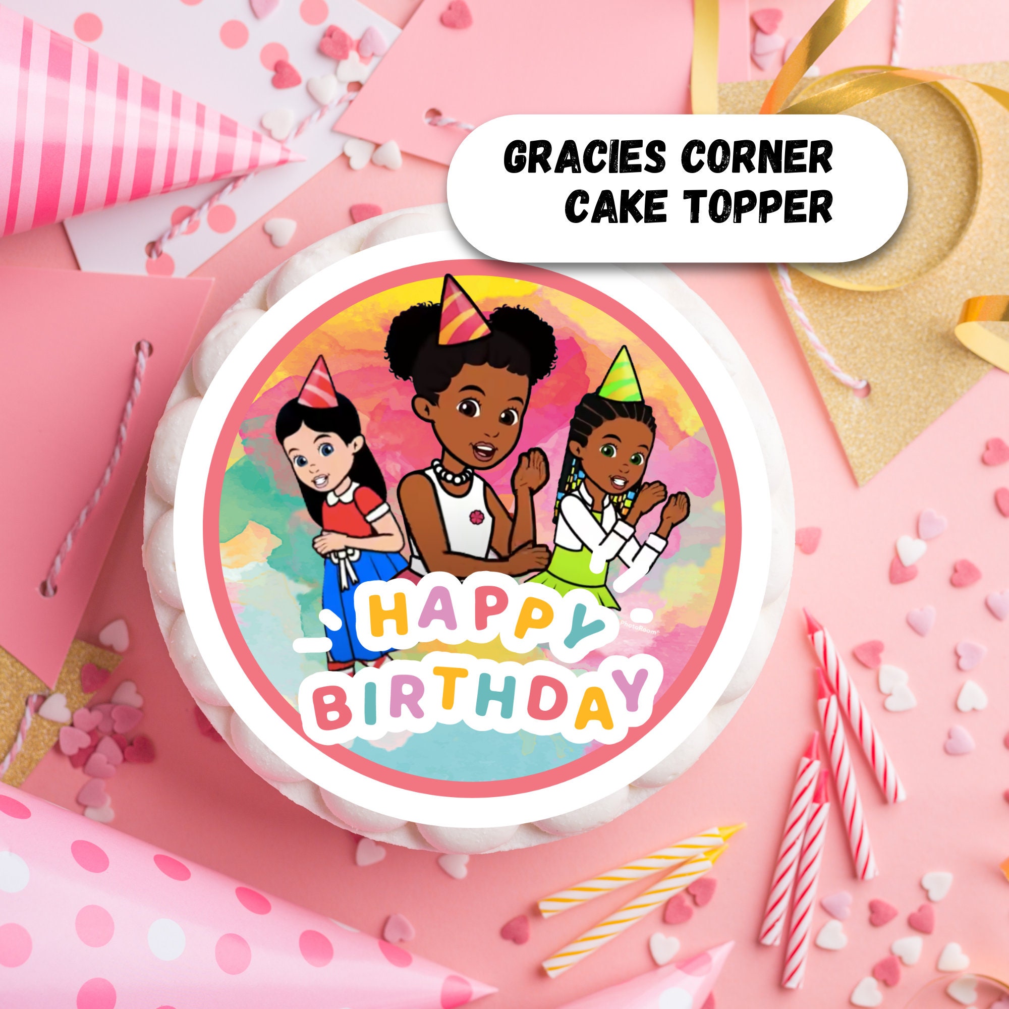 Gracies Corner Cake Topper Gracies Corner Birthday Toppers Etsy
