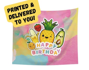 Hey Bear Sensory Birthday Backdrop - Etsy