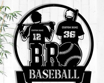 Baseball Metal Sign | Etsy