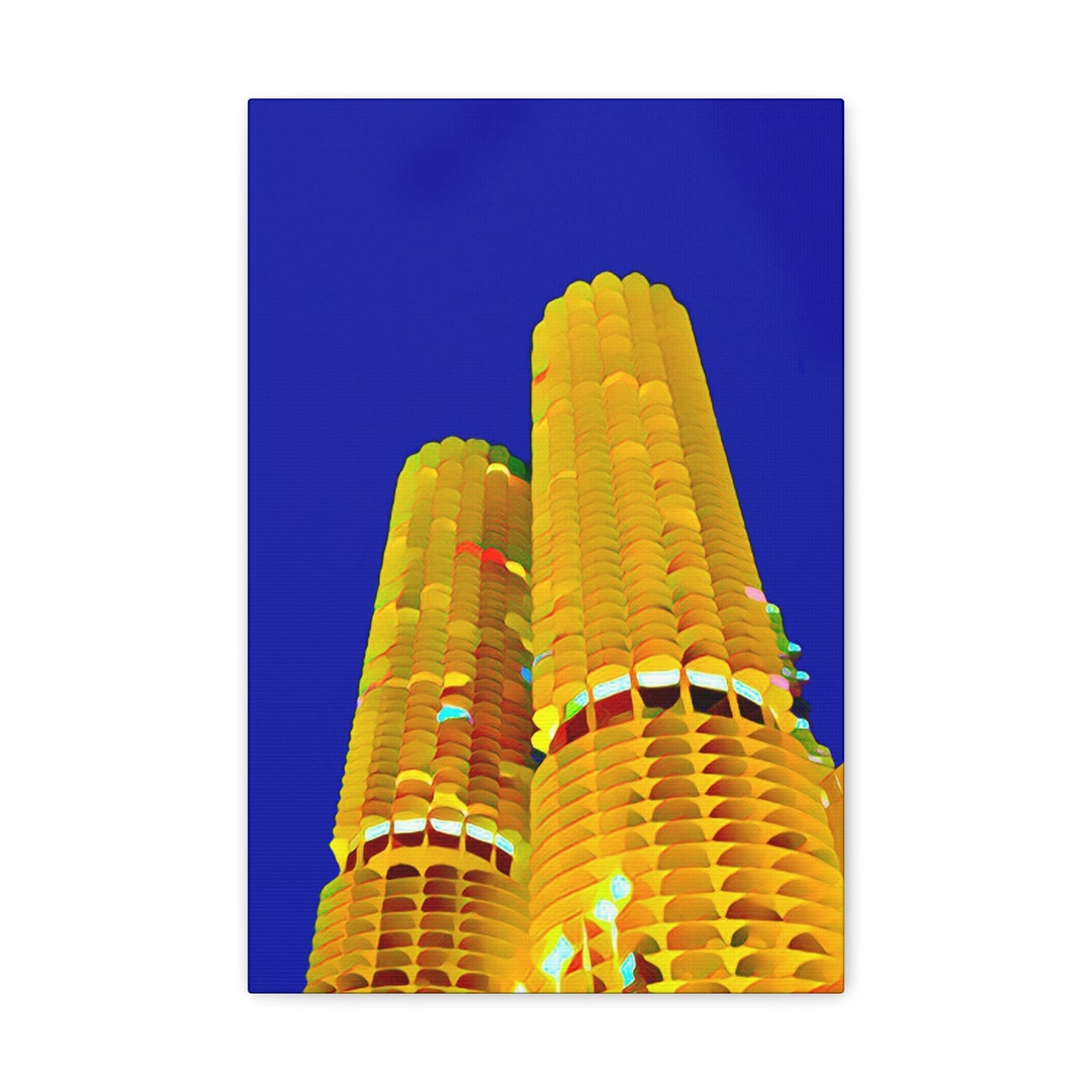 Chicago Corn Cob Canvas Print - Etsy
