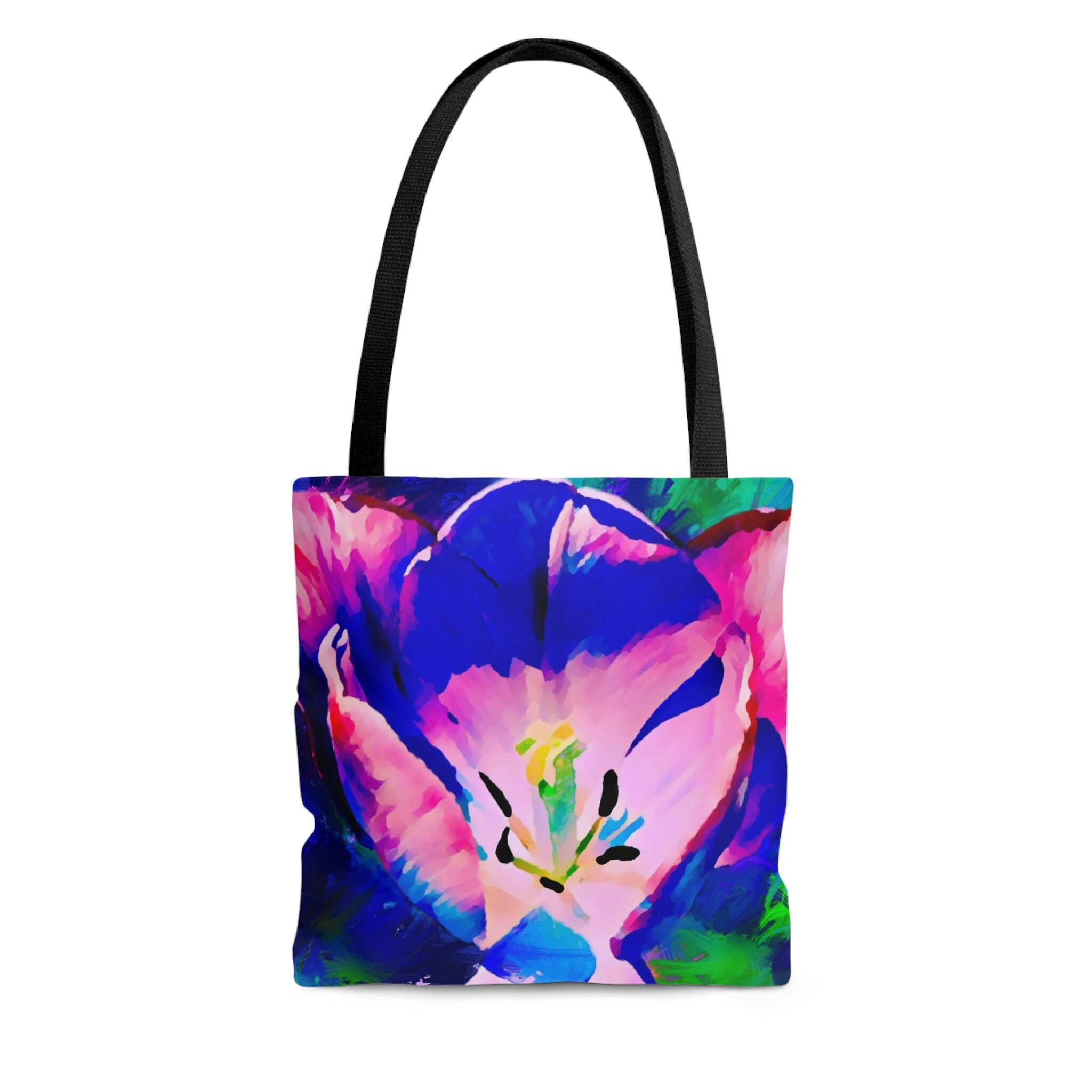 Purple Tulip Tote Bag - Etsy