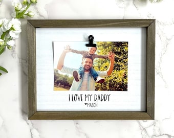 I Love My Daddy Frame - Etsy