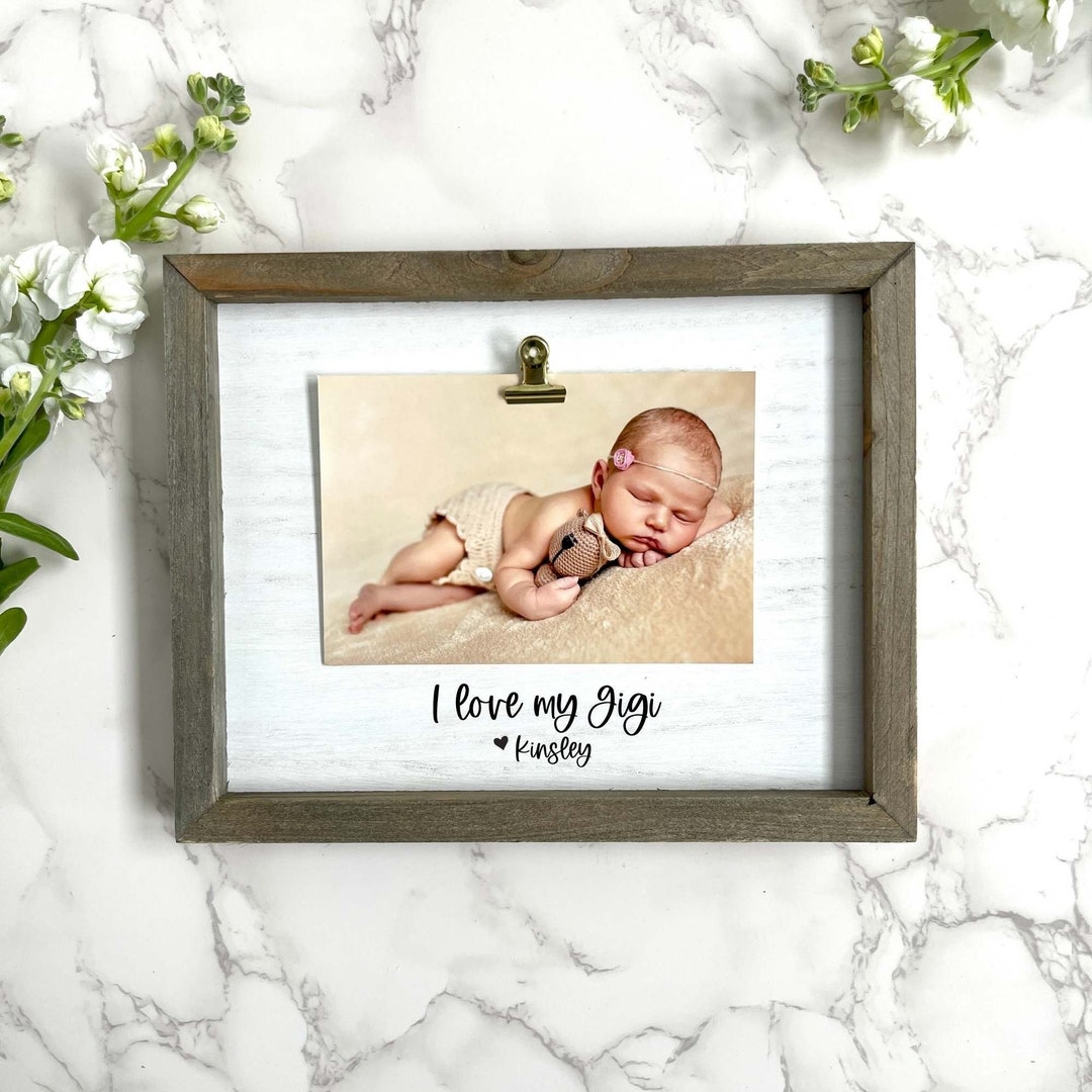 I Love My Gigi Picture Frame Personalized Gift for Gigi - Etsy