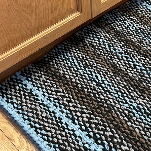 Twined Rag Rugs - Etsy