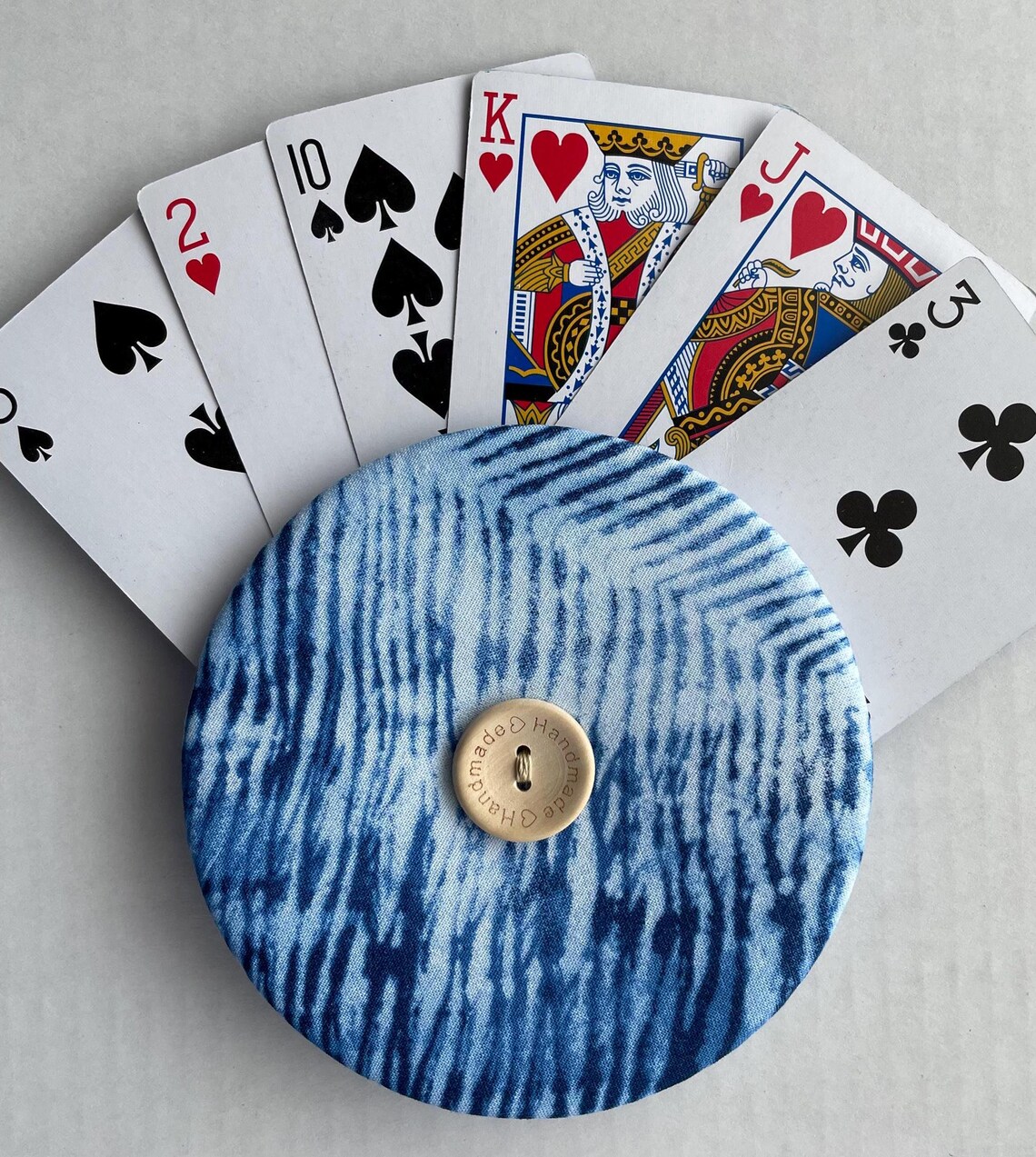 Blue Tie Dye Playing Card Holder: Game Aid for Kids & Seniors - Etsy