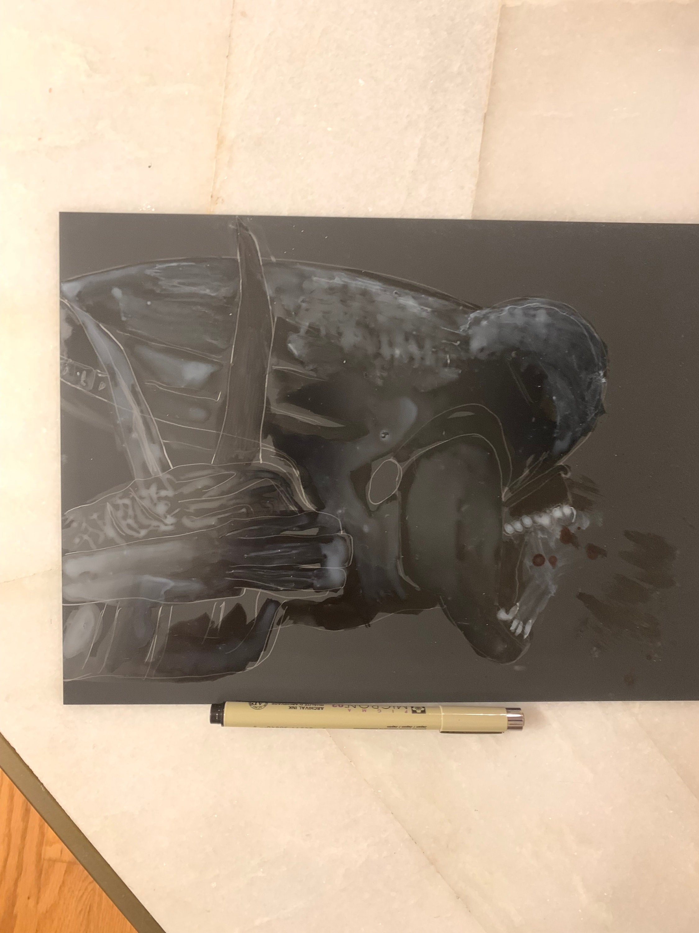 Alien Neomorph/xenomorph Alien Covenant Painting - Etsy