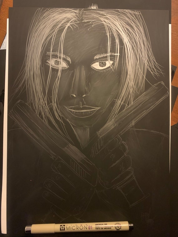 Underworld Kate Beckinsale Drawing