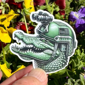 Tactical Crocodile Sticker, Crocodile, Tactical, Operator, Tactical ...