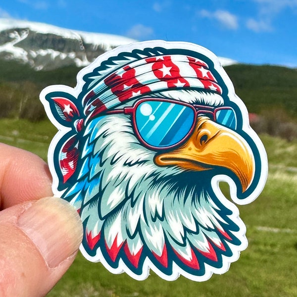 America Eagle Sticker - Etsy