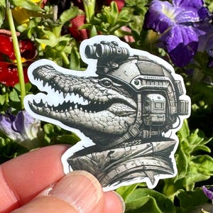 Tactical Crocodile Sticker, Crocodile, Tactical, Operator, Tactical ...