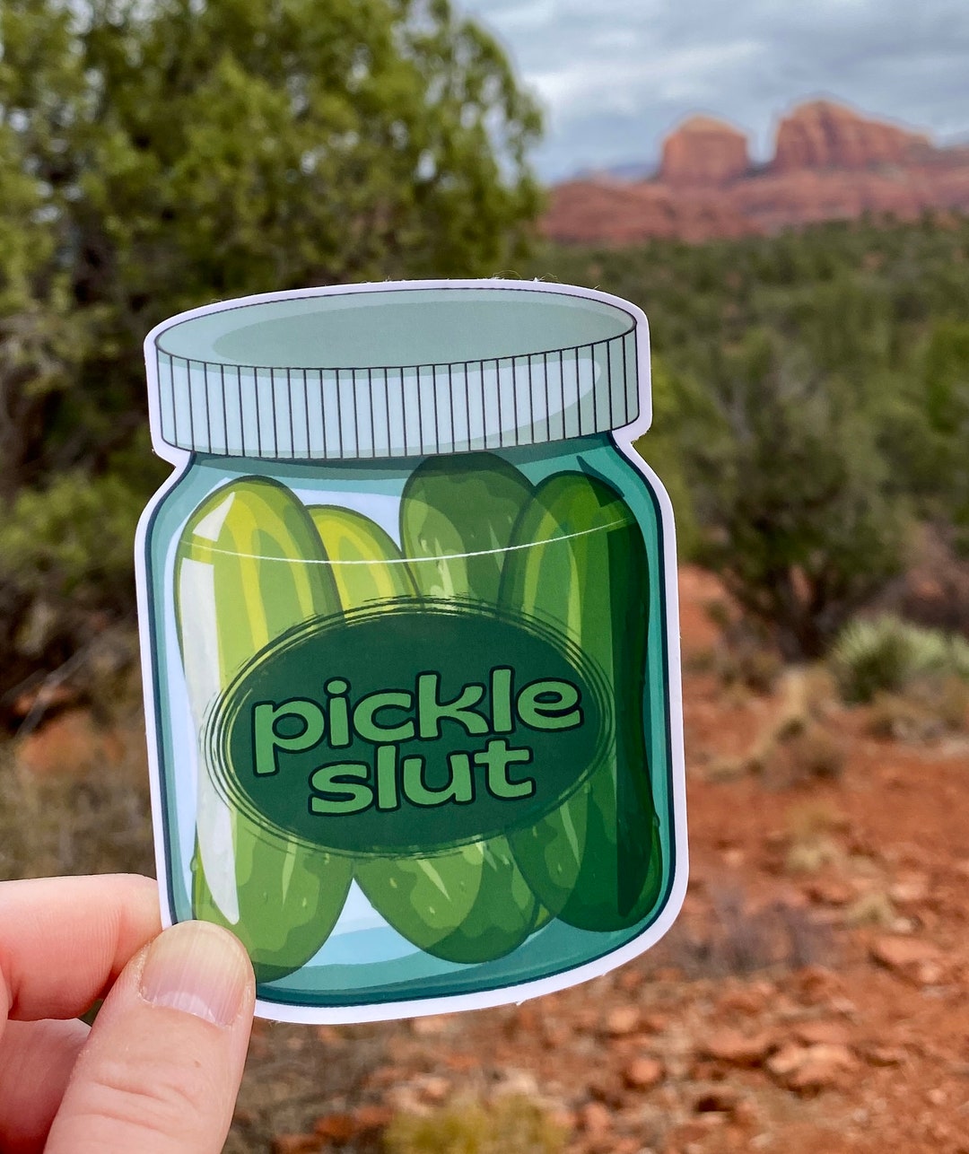 Pickle Slut Sticker, Pickles, Pickle Jar, Sticker, Decal, Christmas ...