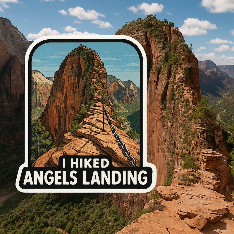 Hiking Sticker - Etsy
