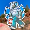 The Park Ranger Tarot Card Inspired Skeleton Sticker, Park Ranger, NPS ...