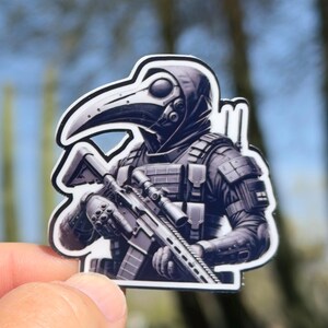 Tactical Plague Doctor Sticker, Plague Doctor, Tactical, Operator ...