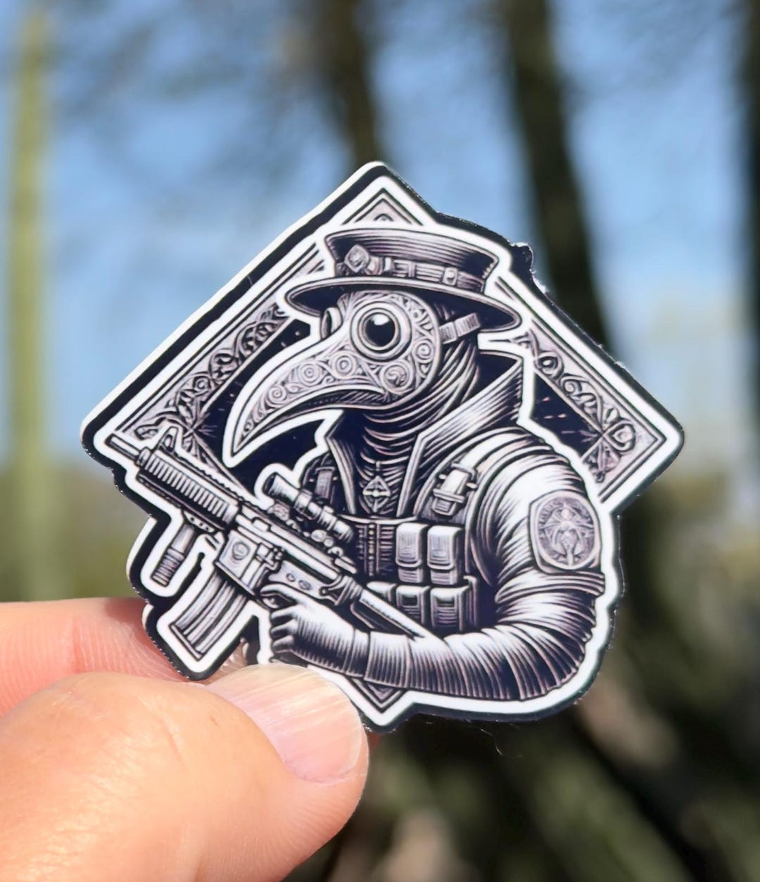 Tactical Plague Doctor Sticker, Plague Doctor, Tactical, Operator ...