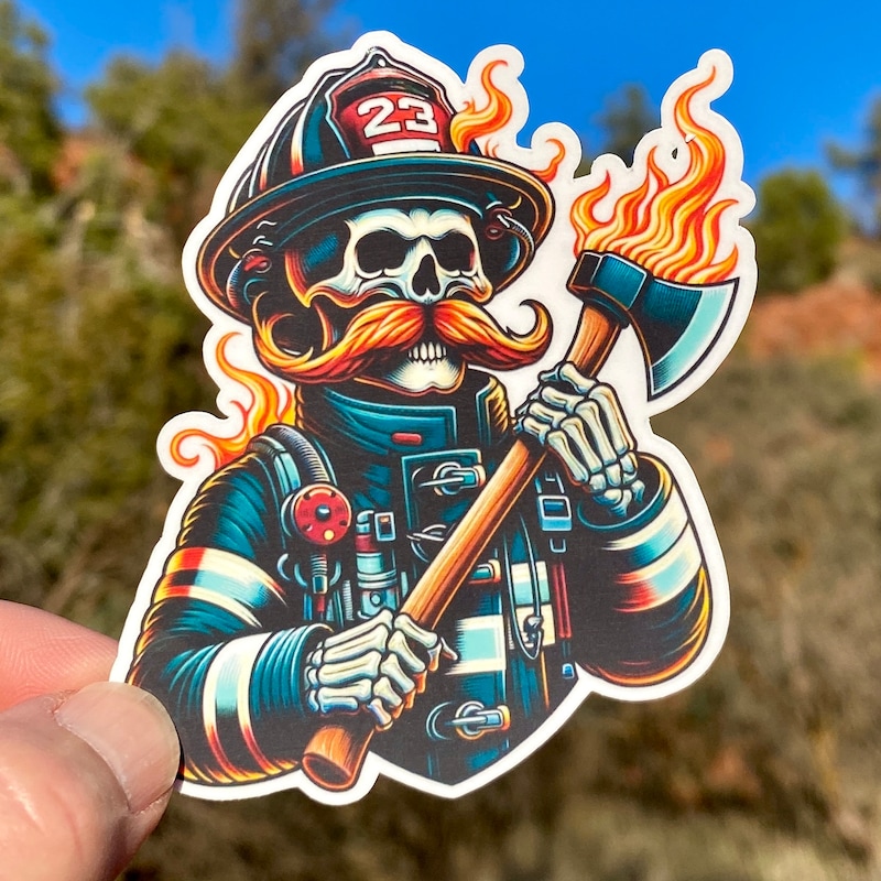 Custom Fireman Decal - Etsy