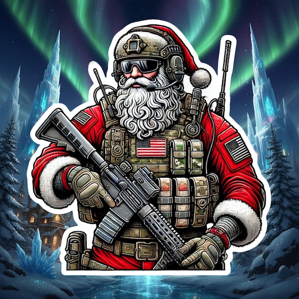 Tactical Santa - Etsy