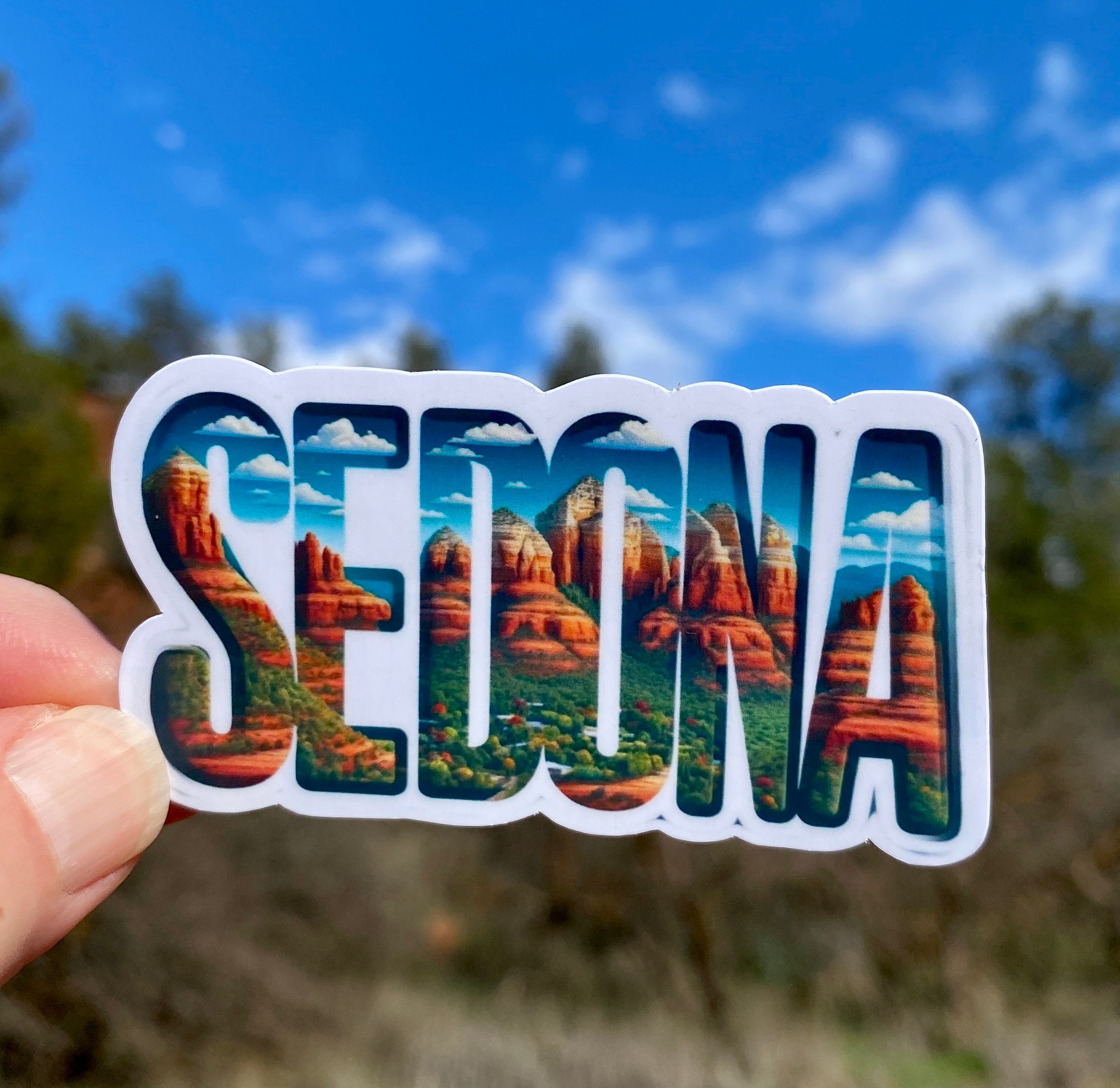 Sedona Arizona Sticker, Red Rocks, Travel, Nature, Sedona, Arizona, Red ...