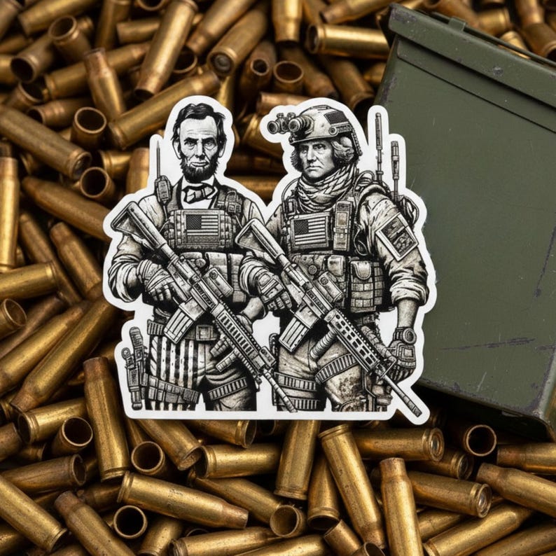 Tactical Presidents Sticker, Presidents, Tactical, Operator, Tactical ...