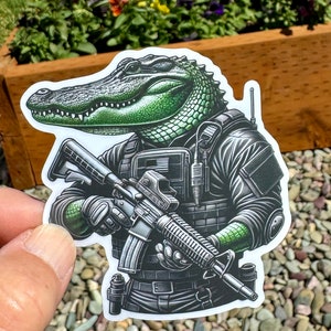 Tactical Alligator Sticker, Alligator, Tactical, Operator, Tactical ...