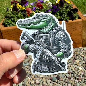 Tactical Alligator Sticker, Alligator, Tactical, Operator, Tactical ...