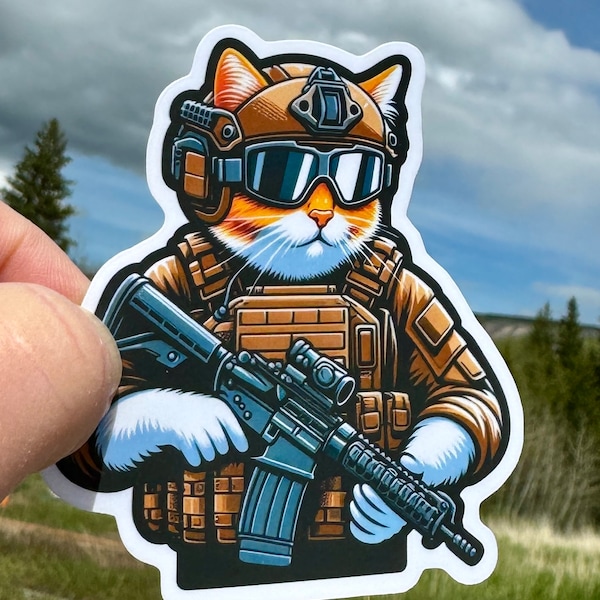 Custom Tactical Sticker - Etsy