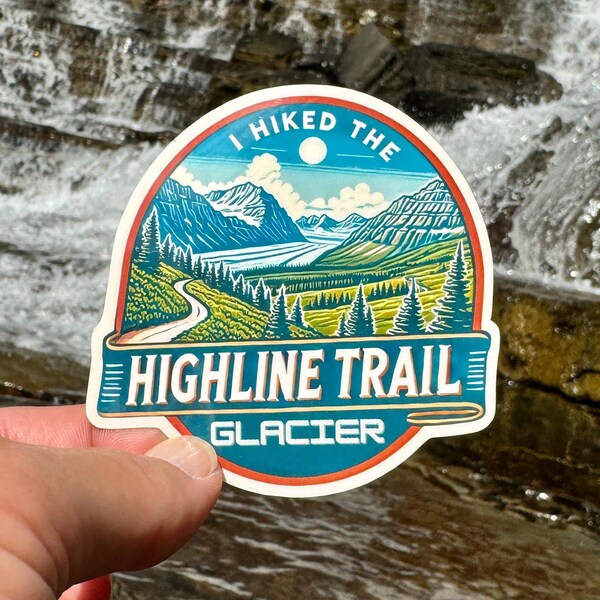 Hiking Sticker - Etsy