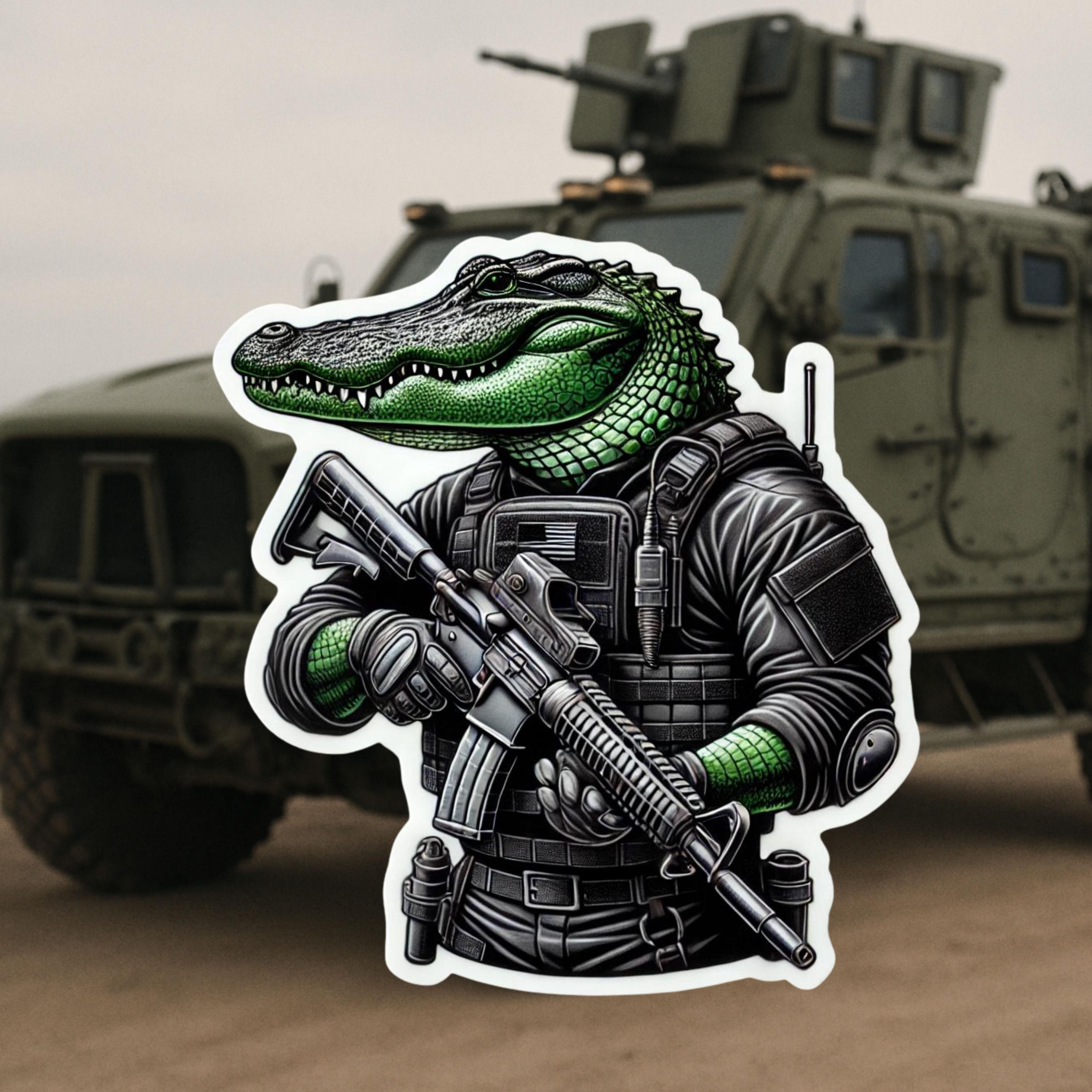 Tactical Alligator Sticker, Alligator, Tactical, Operator, Tactical ...