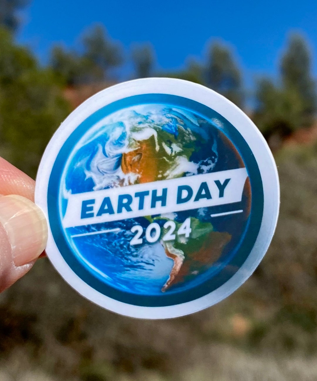 Earth Day 2024 Sticker, Earth Day, Nature, Earth, Planet Earth, Protect ...
