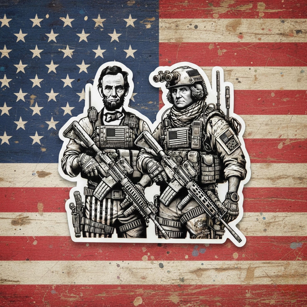 Tactical Presidents Sticker, Presidents, Tactical, Operator, Tactical ...