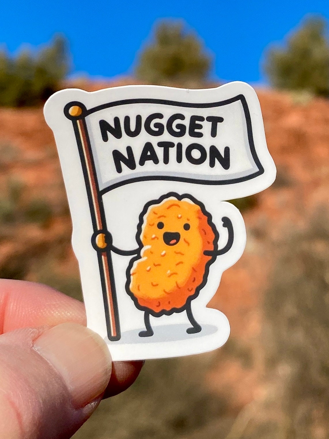 Nugget Nation Sticker, Chicken Nuggets, Nuggies, Nuggets, Chicken ...