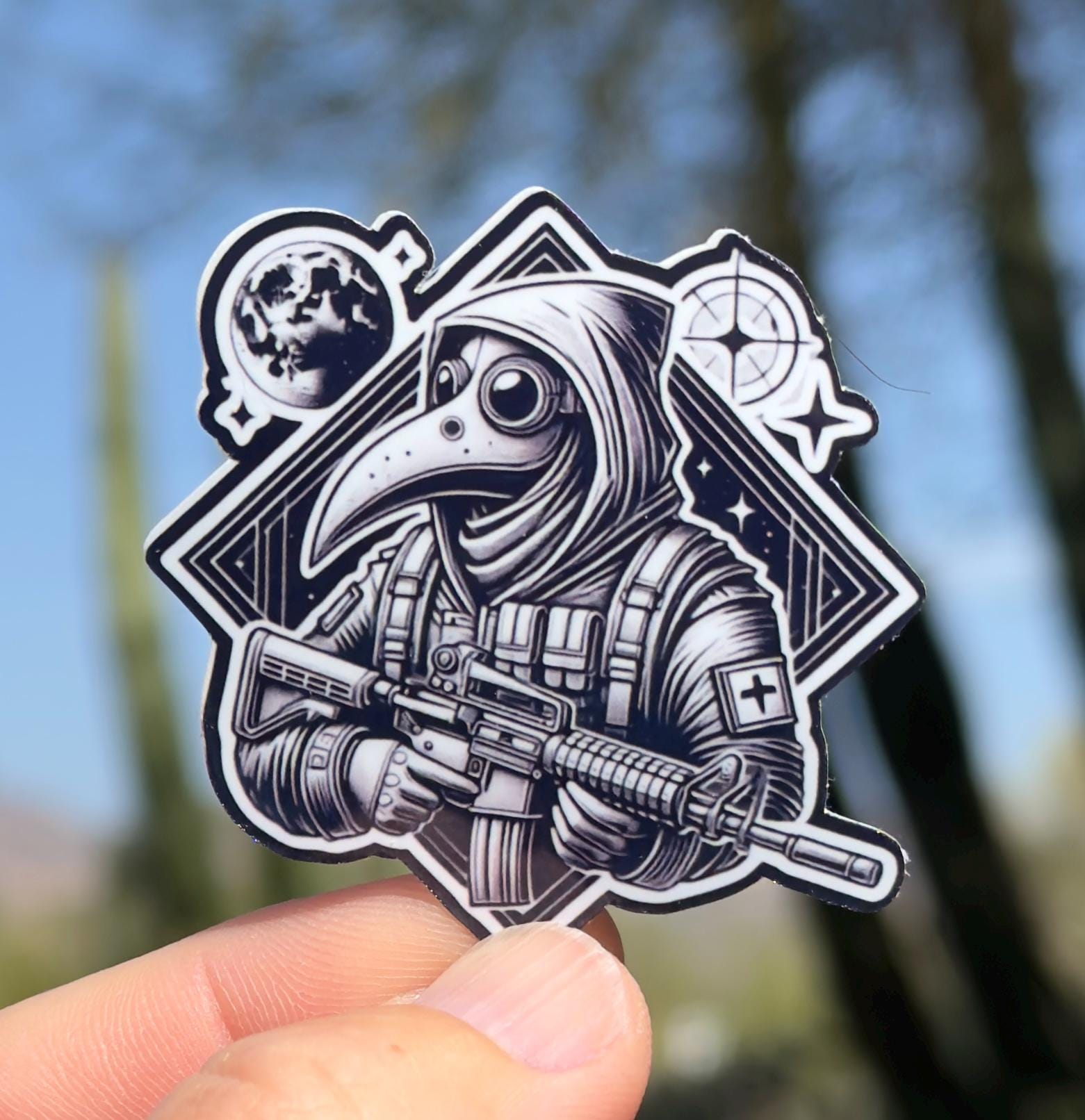 Tactical Plague Doctor Sticker, Plague Doctor, Tactical, Operator ...